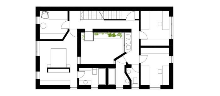 Densificare la margine. Casă cu curte interioară, Bucureștii Noi - e ...